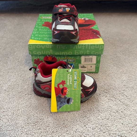 Sesame Street | Shoes | Nib Sesame Street Elmo Toddler Sneakers Sz 5 ...